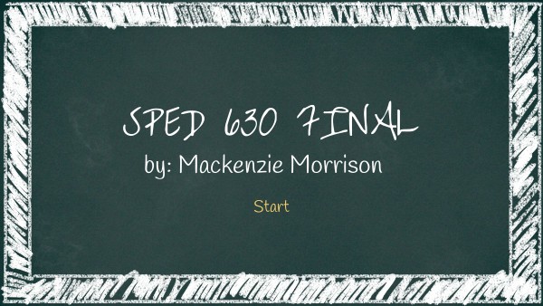 Mackenzie Morrison's Final Project