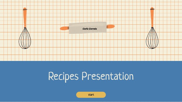 COOKING RECIPE PRESENTATION | Genially