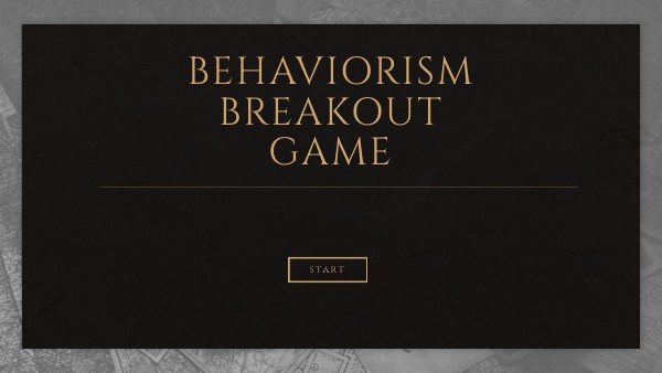 Behaviorism Breakout