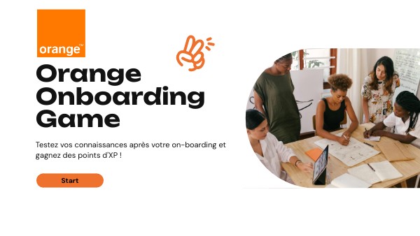 Orange On-boarding Game