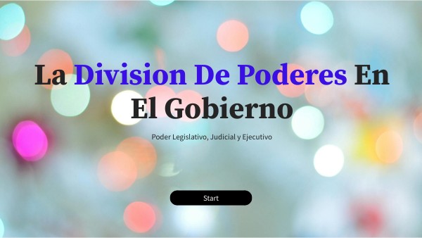 DIVISIÓN DE PODERES