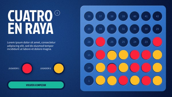Juego cuatro en raya