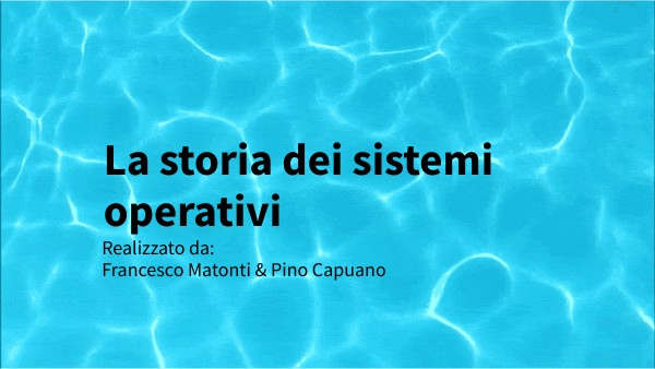 La storia dei sistemi operativ | Genially