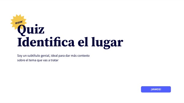 Preguntas de lugares