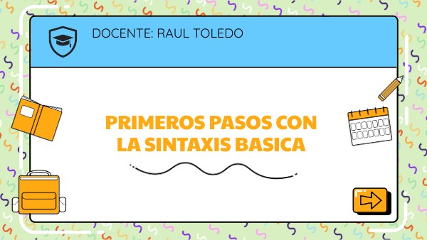 sintaxis basica
