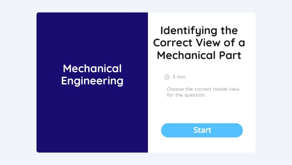 Identifying the Correct View of a Mechanical Part