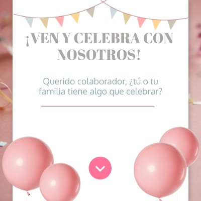 Tarjeta interactiva cumpleaños