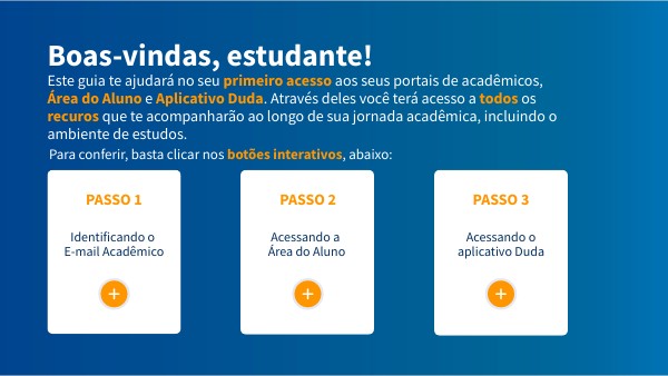 Ingressante - Primeiro Acesso | Genially