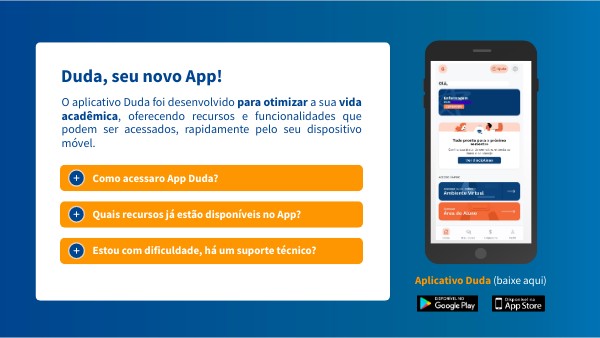 Acessando o App Duda