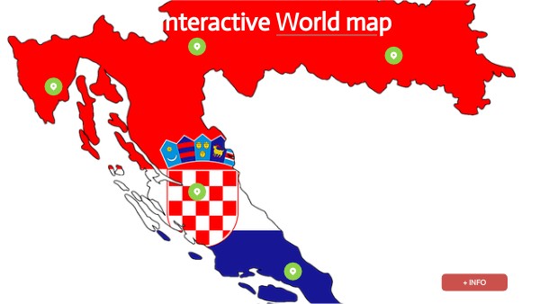 Interactive world map