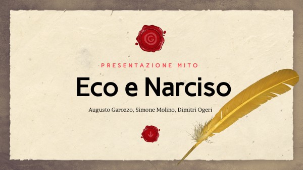 Eco e Narciso | Genially