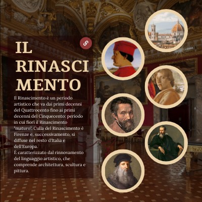 Infografica Rinascimento | Genially