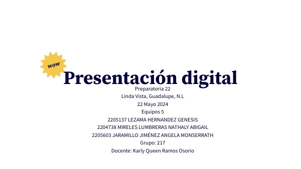 Presentación digital E4